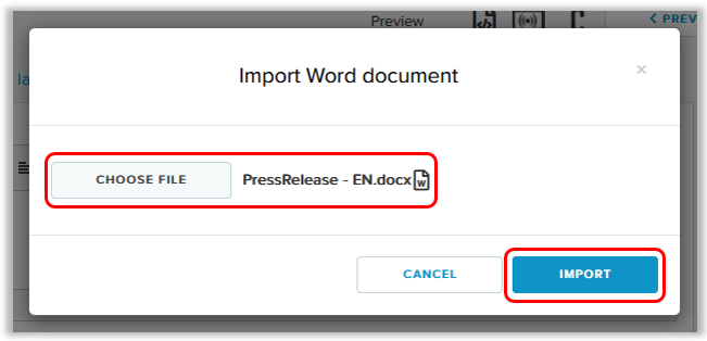 Import Word Document – Help Portal Import Word Document – Help Portal